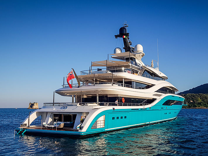 Turquoise Yachts'ın 77 metrelik motoryatı Go, İtalya'da görüntülendi ...