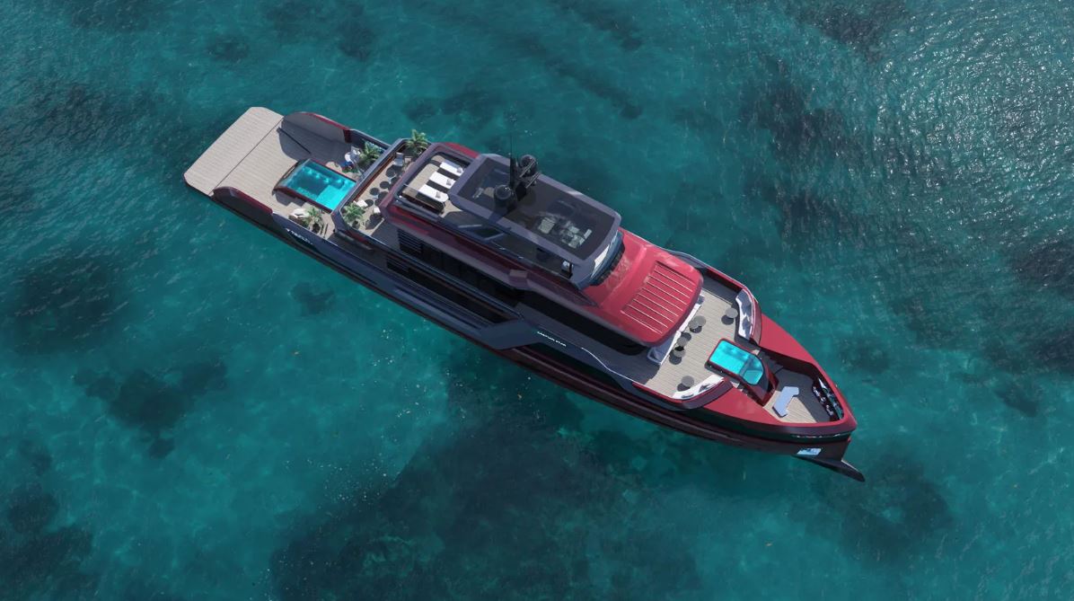 Abbasli Design 45 metrelik keşif yat konsepti Caspian Star'ı ortaya ...