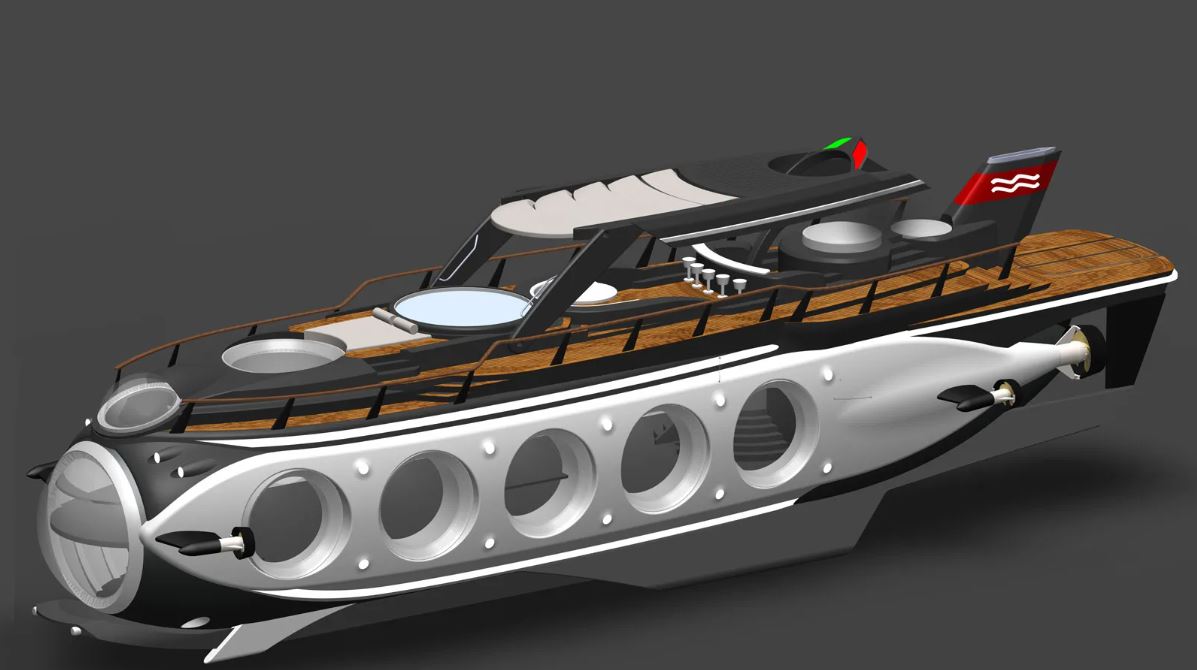 U-Boat Worx, 37.5 metrelik su altı süperyat Nautilus'u görücüye çıkardı ...