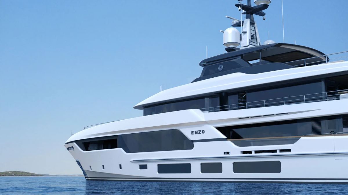 Siman Yachts ve Horacio Bozzo, 50 metrelik süperyat Enzo'yu tanıttı ...