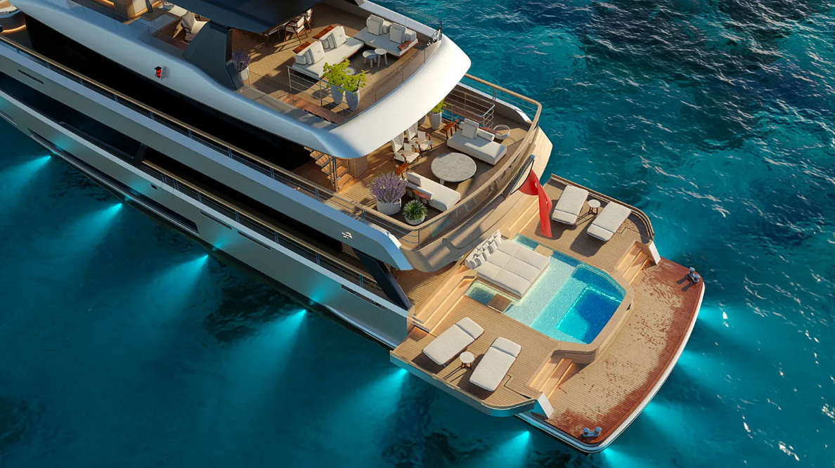 Sirena 42 metrelik amiral gemisinin inşaatına 2023 sonbaharında ...